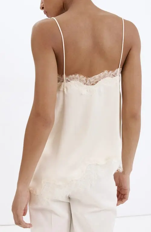 Mango Asymmetrical Lace Lingerie Top