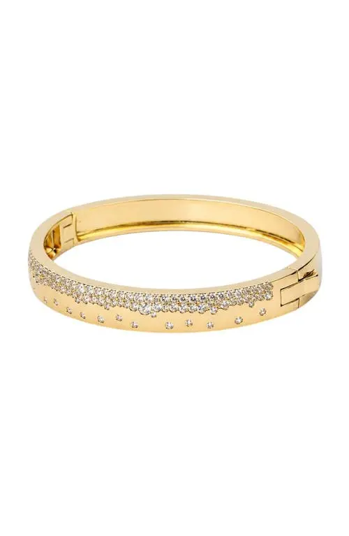 NATIVE GEM Champagne Fizz Bangle Bracelet - Gold