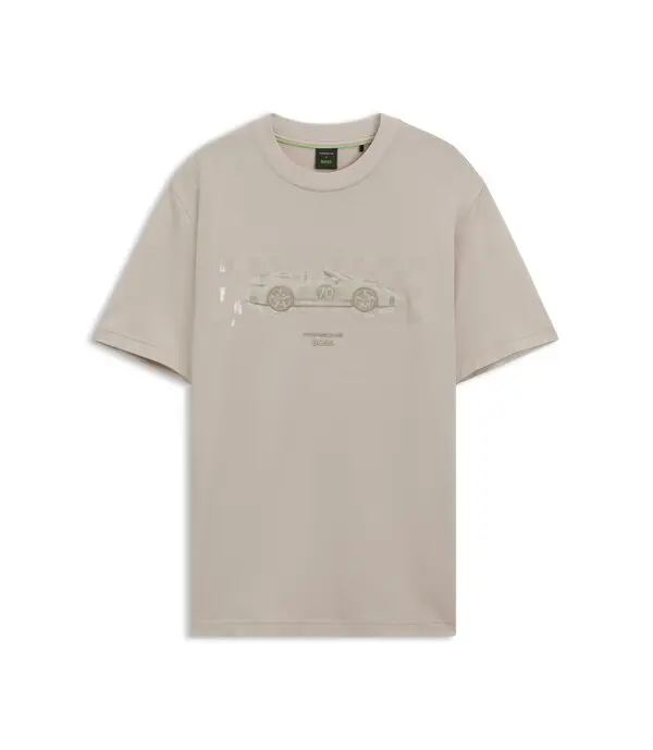 BOSS Porsche X T-shirt With Glossy Artwork