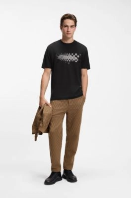 BOSS Porsche X T-shirt With Glossy Artwork