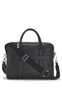 BOSS Structured-leather Document Case With Double Handles