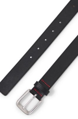 Hugo Embossed Italian Leather Belt