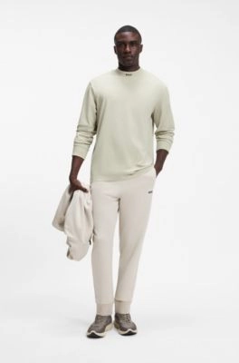 BOSS Stretch-cotton T-shirt - Light Beige