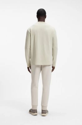 BOSS Stretch-cotton T-shirt - Light Beige