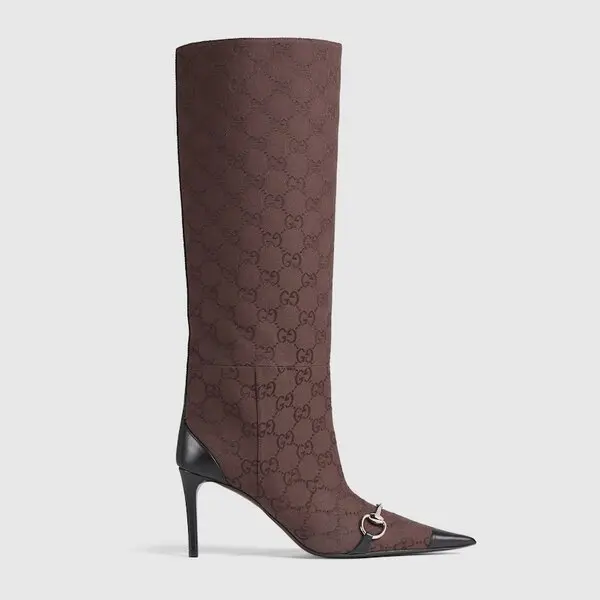 Gucci Donna Boot Fabric - Brown