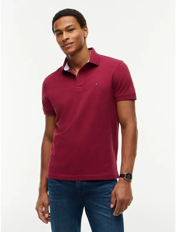 Tommy Hilfiger Regular Fit Stretch Tommy Polo