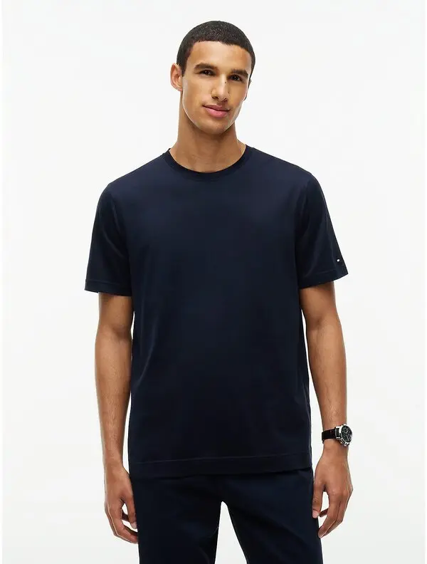 Tommy Hilfiger New York Label Classic Crewneck T-shirt - Navy Blue