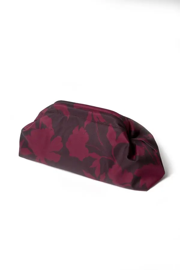 RAINSISTERS Burgundy Floral Clutch Bag - Red