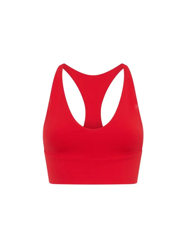 BONDI ACTIVE Forma V Racer Crop - Red