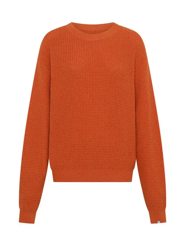 BONDI ACTIVE Forma Waffle Knit Burnt