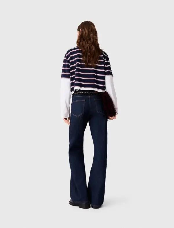 Maje Layered-effect T-shirt