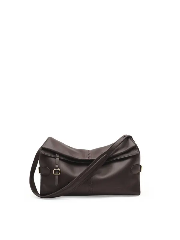 ORANGE CUBE Fantina Folded Hobo Bag Coffee Bean - Brown