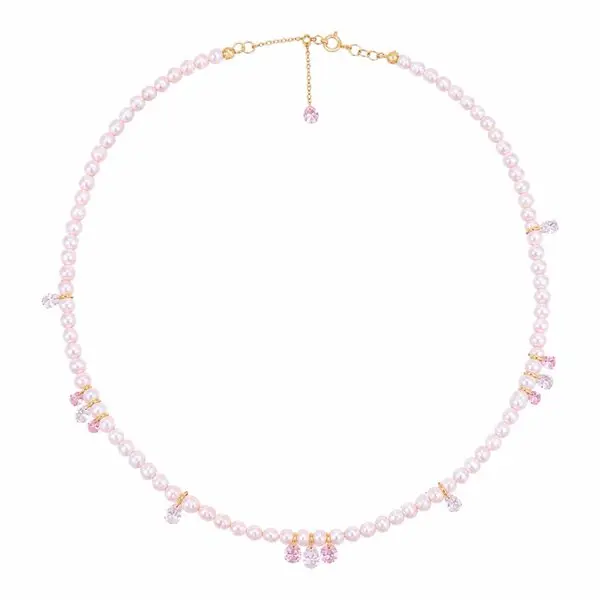 NINEMOO Ballet Rosé Sugar Plum Necklace - Pink