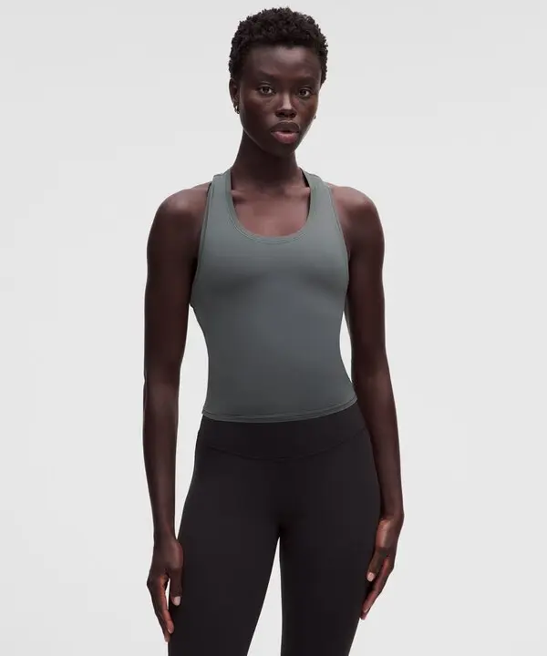 Lululemon Unrestricted Power Racerback Tank Top - Onyx Grey
