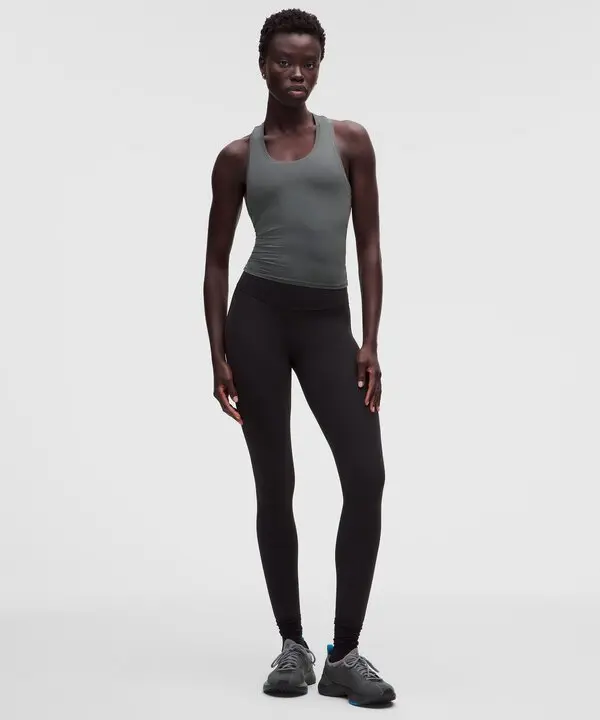 Lululemon Unrestricted Power Racerback Tank Top - Onyx Grey