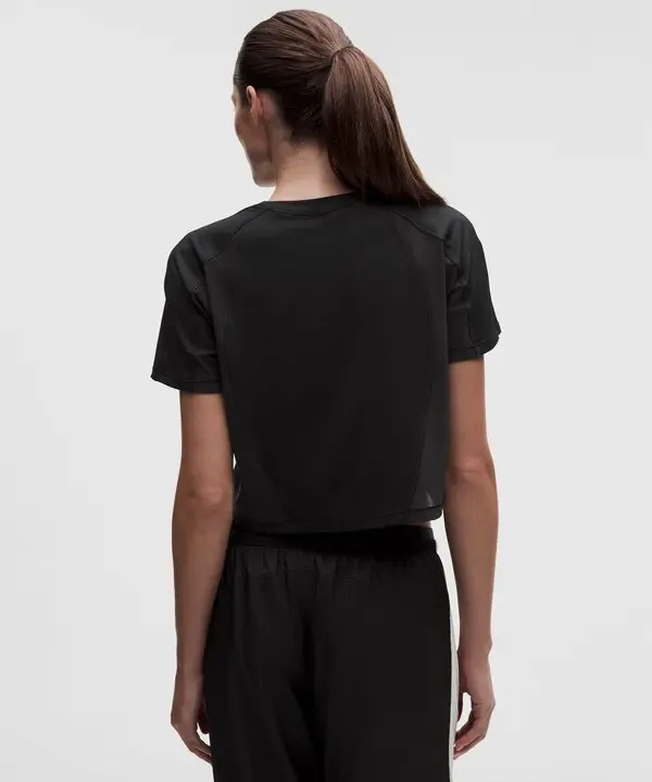 Lululemon Mesh Panel Training Short-sleeve Shirt - Black
