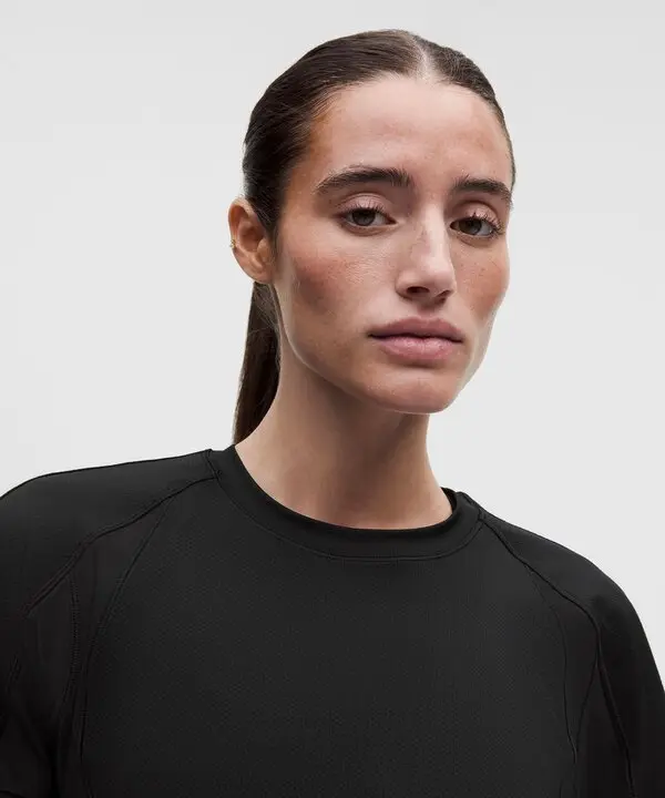 Lululemon Mesh Panel Training Short-sleeve Shirt - Black