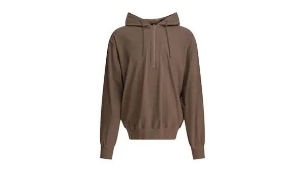 DAIWA PIER39 Half Zipper Hoodie - Beige