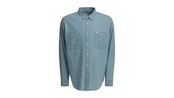Filson Chambray Cpo Casual Shirt - Light Blue