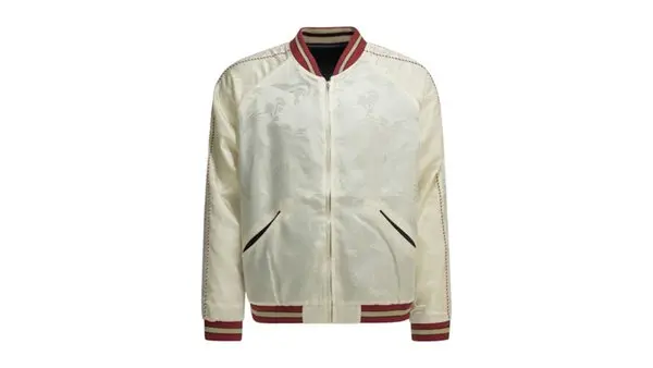 BEAMS Oriental Reversible Bomber Jacket