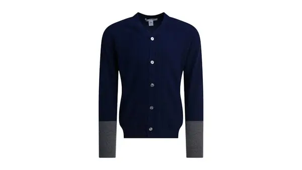 Comme Des Garçons Forever Vneck Cardigan - Blue