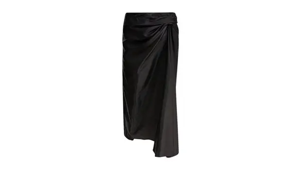 Balenciaga Draped Skirt - Black