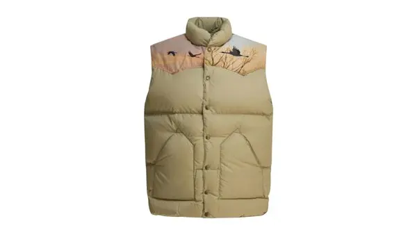Needles X Rocky Mountain Featherbed Sleeveless Jacket - Beige