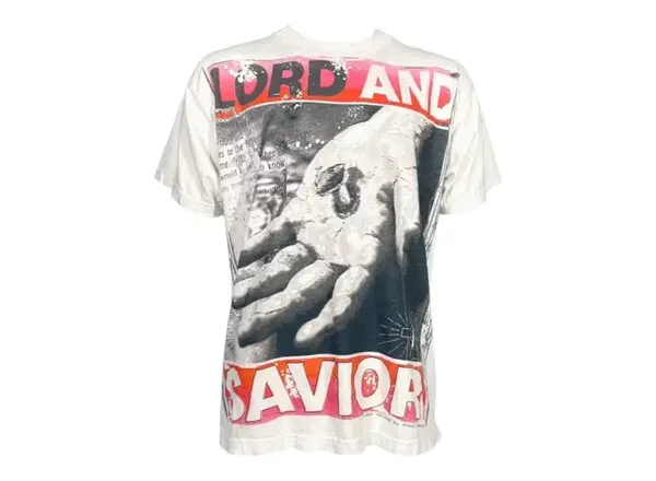 HELLSTAR Lord And Savior Tee Shirt - White