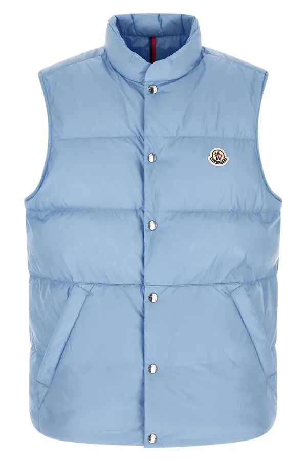 Moncler Padded Vest - Light Blue
