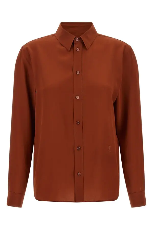 Saint Laurent Cassandre' Shirt - Orange