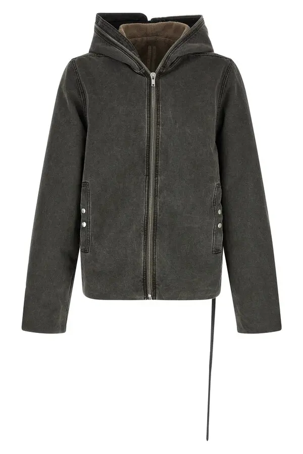 Rick Owens Gimp Zipfront Cotton Canvas Jacket