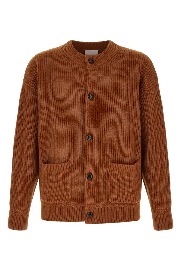 MARANT Isabel Ribbed Wool-cashmere Blend Cardigan