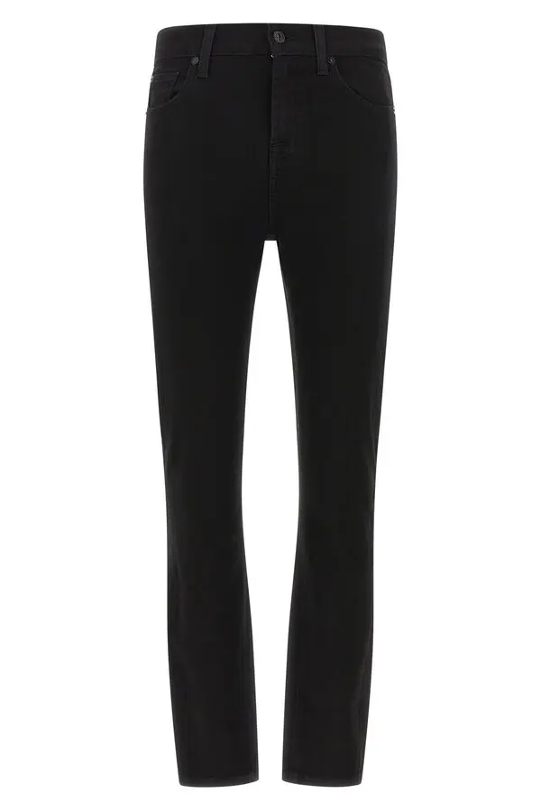 7 For All Mankind Ankle Skinny' Jeans - Black