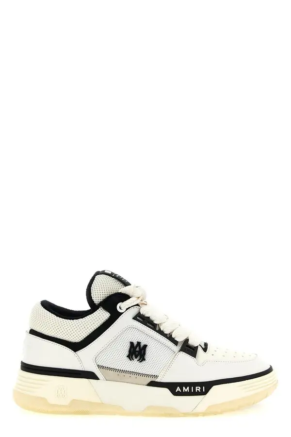 Amiri Ma-1 Leather Sneakers - White/black