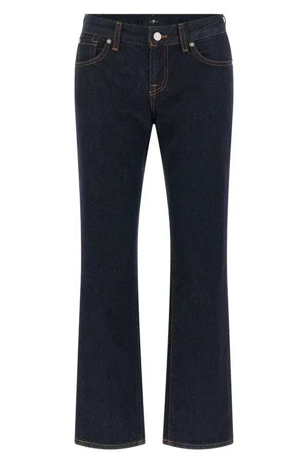 7 For All Mankind Low Cigarette' Jeans - Blue