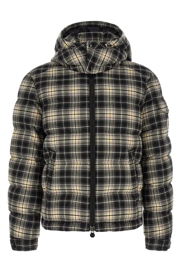 Moncler Airor Checked Down Jacket - Multi