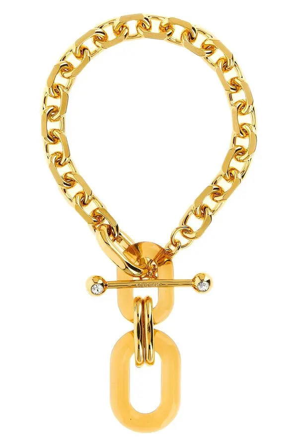 Rabanne Oversized Mesh Necklace - Gold
