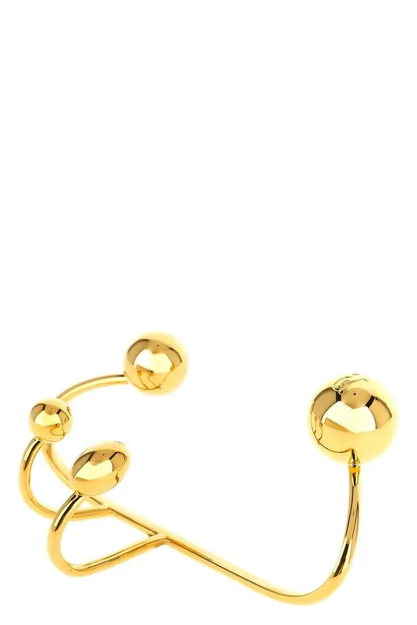 Rabanne Handcuff Punk' Bracelet - Gold