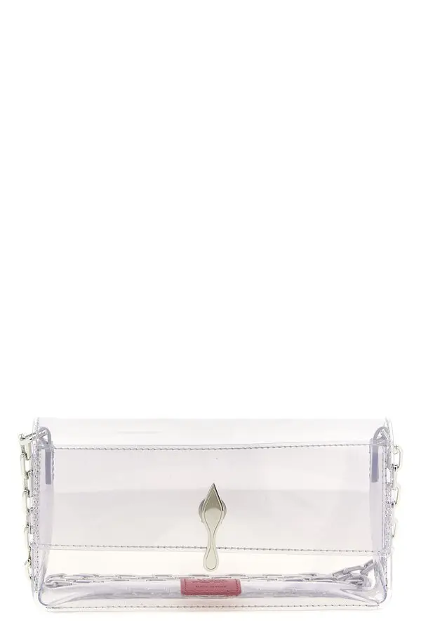 CHRISTIAN LOUBOUTIN Clutch With 'bettina Mini' Strap - Silver