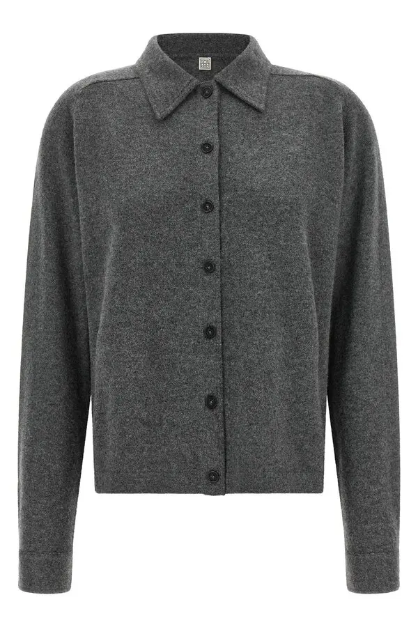 TOTEME Cashmere Shirt - Gray