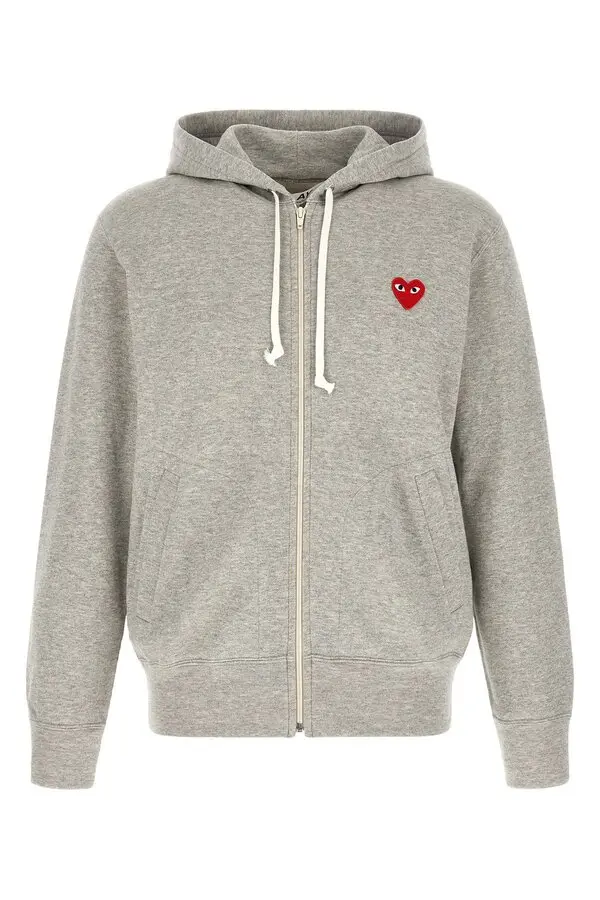 Play Comme Des Garcon Hoodie With Heart Patch