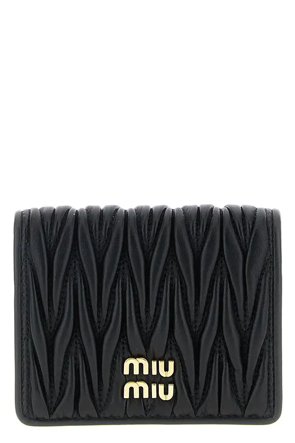 Miu Miu Small Tassel Wallet - Black