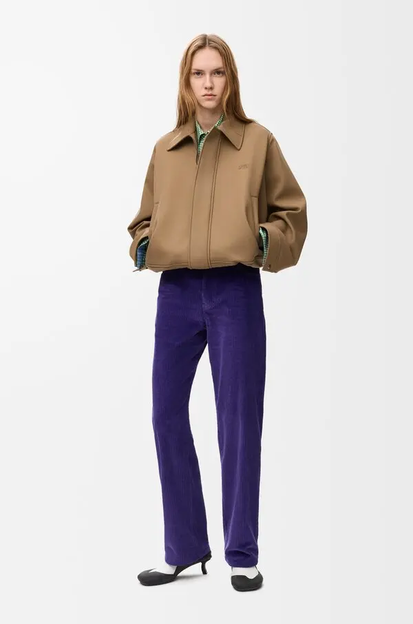 Loewe Jacket In Cotton - Beige