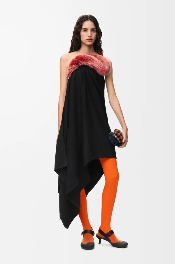 Loewe Leggings In Viscose Blend - Light Orange