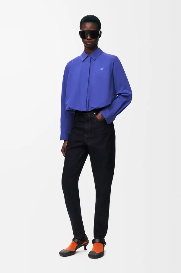 Loewe Shirt In Cotton - Blue