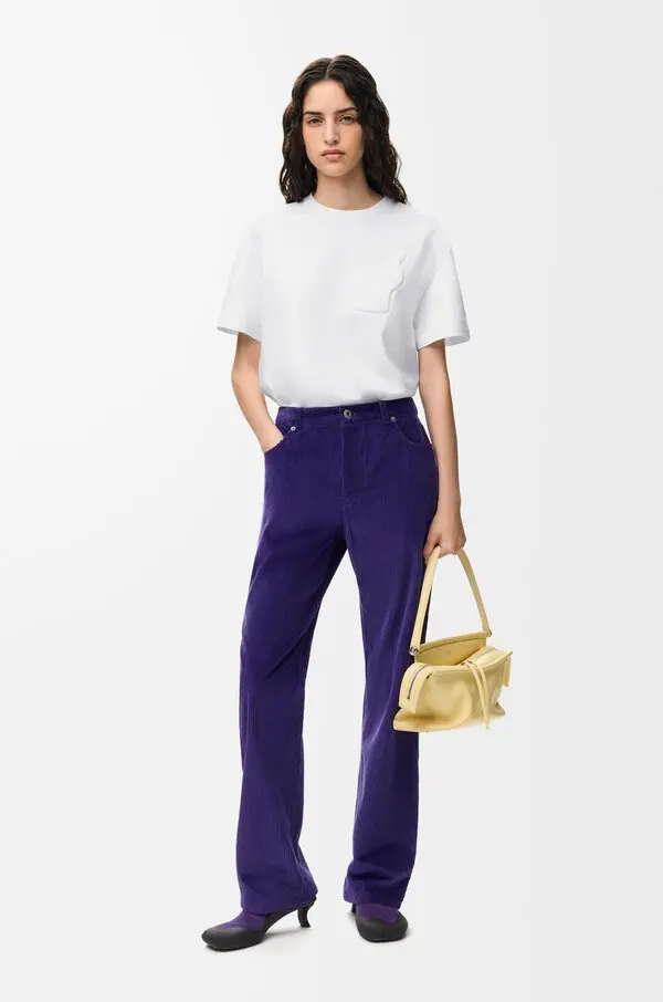 Loewe Relaxed Fit T-shirt In Cotton - White