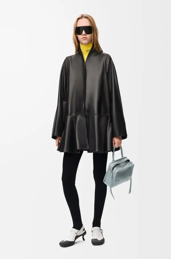 Loewe Short Coat In Nappa Lambskin