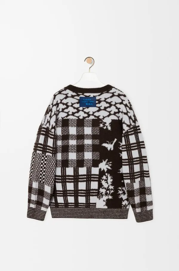 Loewe X Cosima Von Bonin Wool Jacquard Cardigan