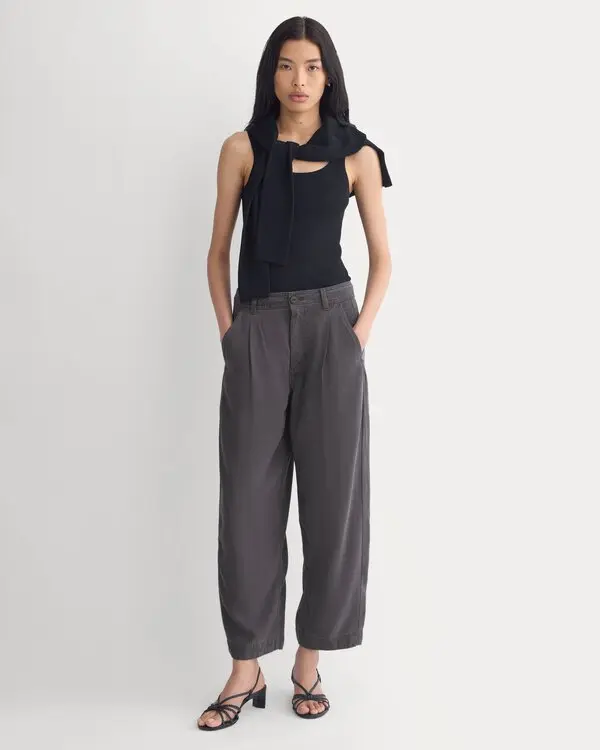 Everlane Everywhere Garment-dyed Pant - Graphite