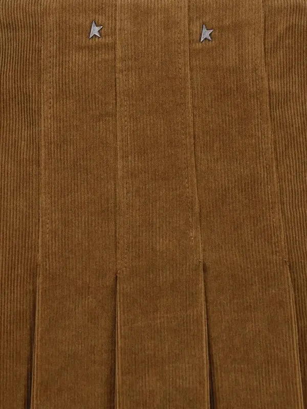 GOLDEN GOOSE Corduroy Mini Skirt